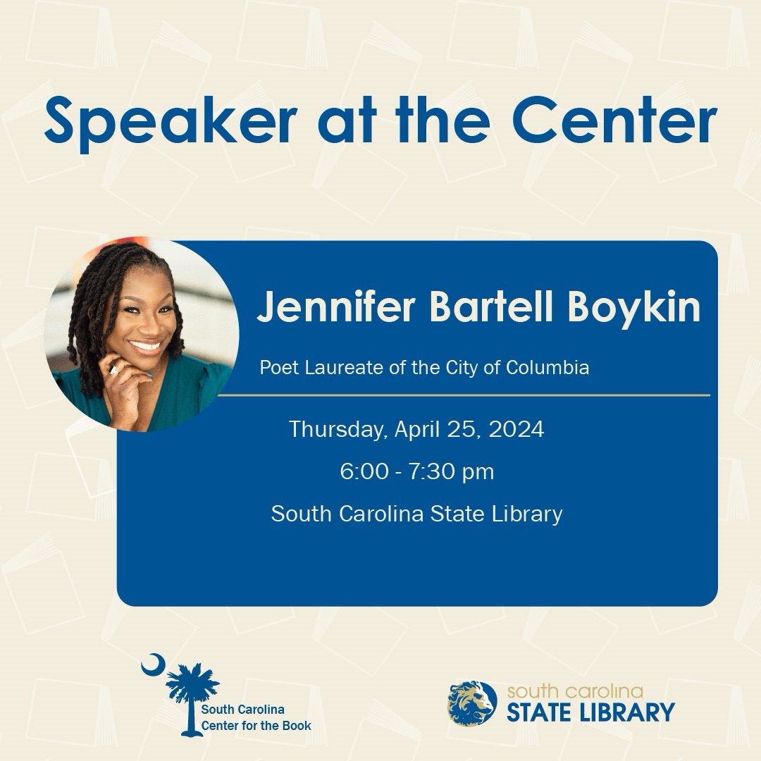 Traveling Mercy Reading at SC State Library – Jennifer Bartell Boykin